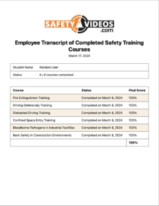 Online Safety Training - SafetyVideos.com